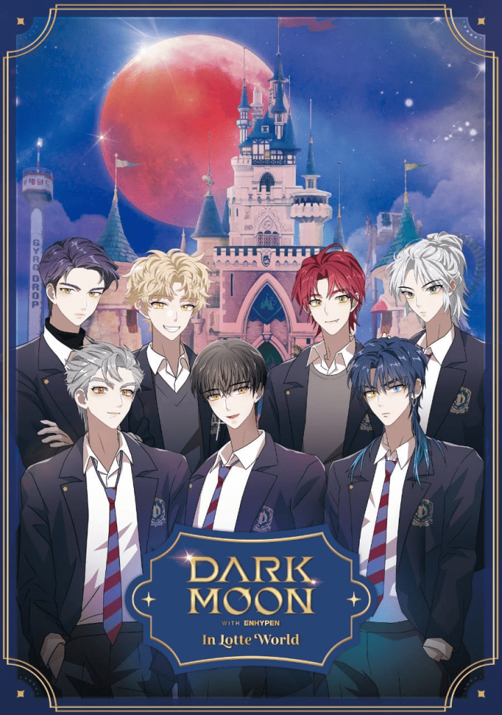El webtoon de ENHYPEN "Dark Moon" colaborará con el parque Lotte World