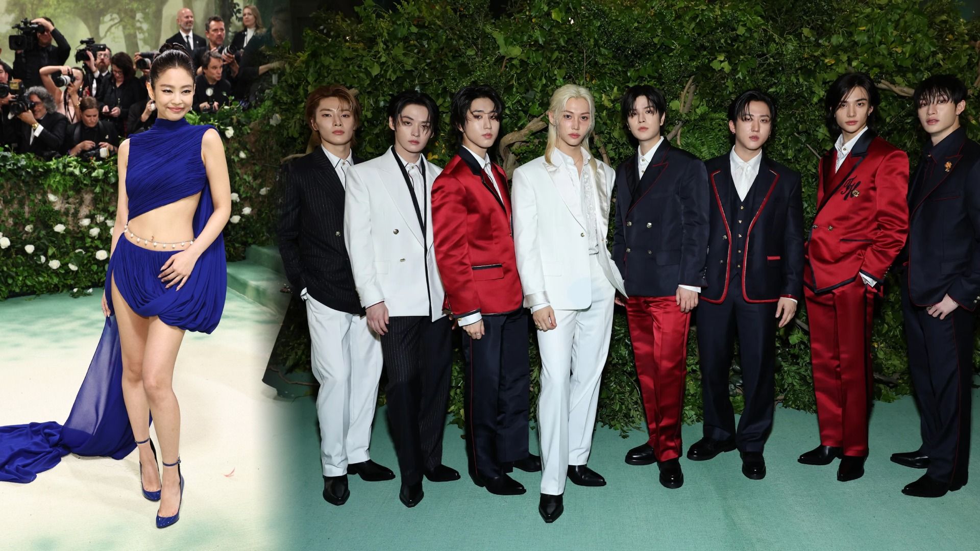 Stray Kids y Jennie de BLACKPINK se lucen en la MET Gala 2024