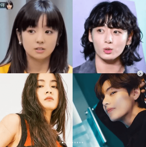 La modelo Hwang Jimin sorprende con su gran parecido a V de BTS