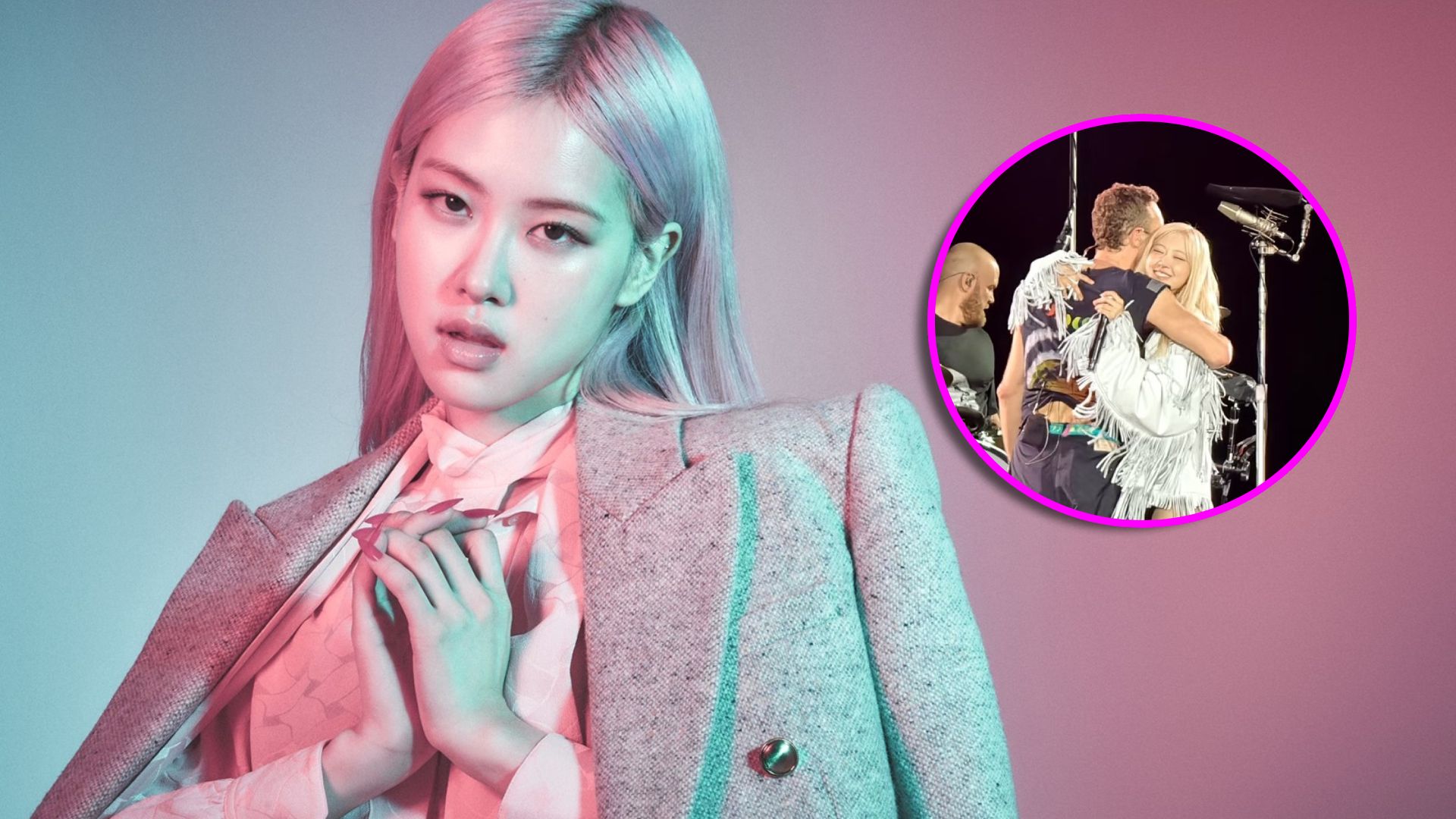 Rosé de BLACKPINK sorprende como invitada especial en concierto de Coldplay en Corea del Sur