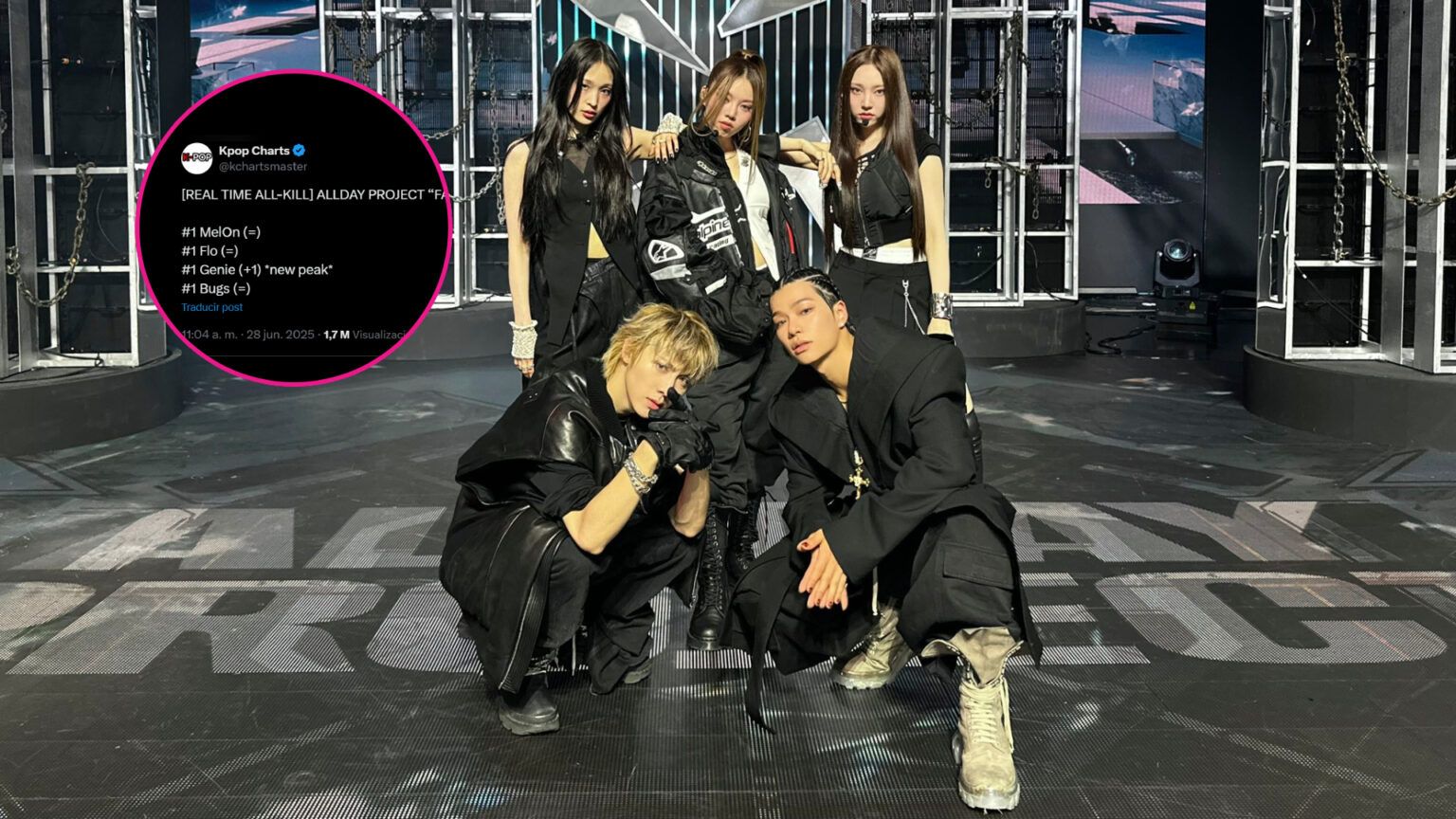 ALLDAY PROJECT logra un All-Kill con su canción debut "FAMOUS"