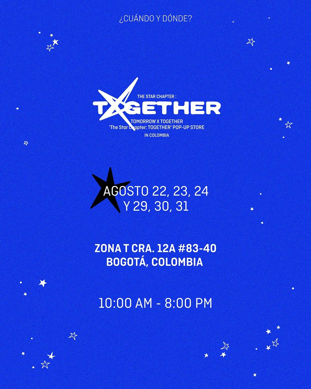 TXT llegan a Colombia y México con las tiendas pop-up “The Star Chapter: TOGETHER”