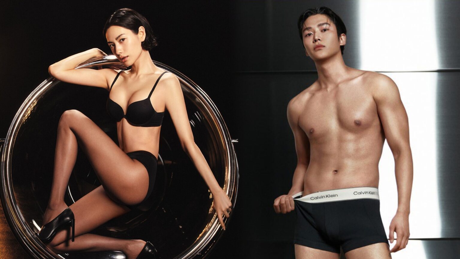 Nana y Rowoon protagonizan nuevas fotos para Calvin Klein