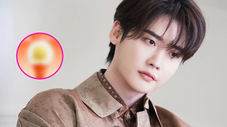 Lee Jong Suk revela su primer lightstick oficial en su carrera
