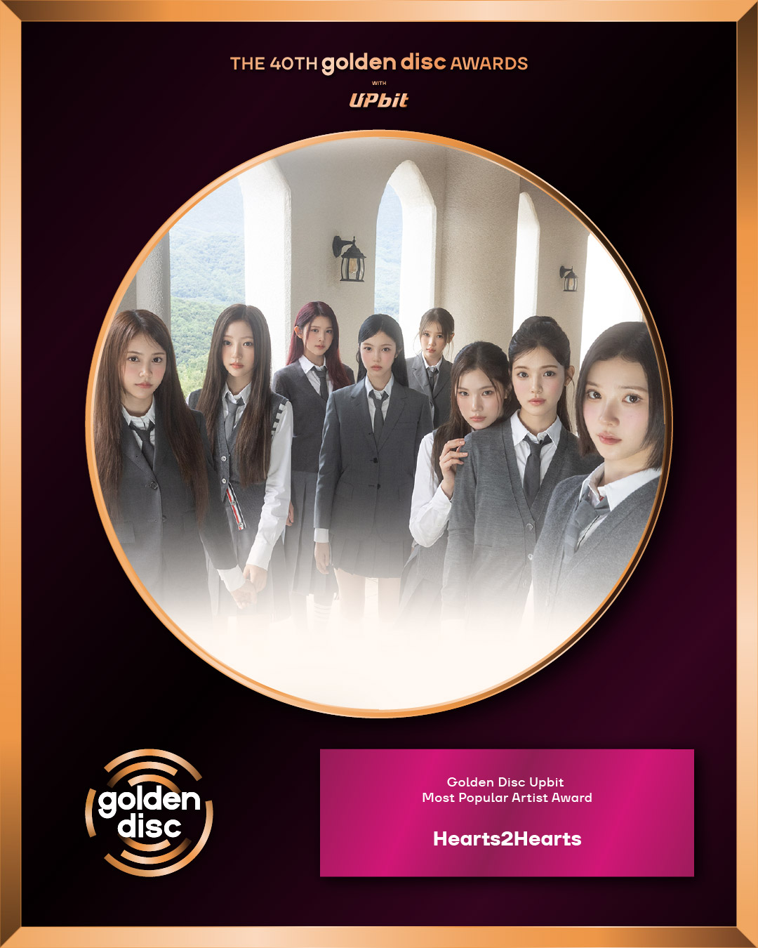 Conoce a los ganadores de los "Golden Disc Awards 2026"