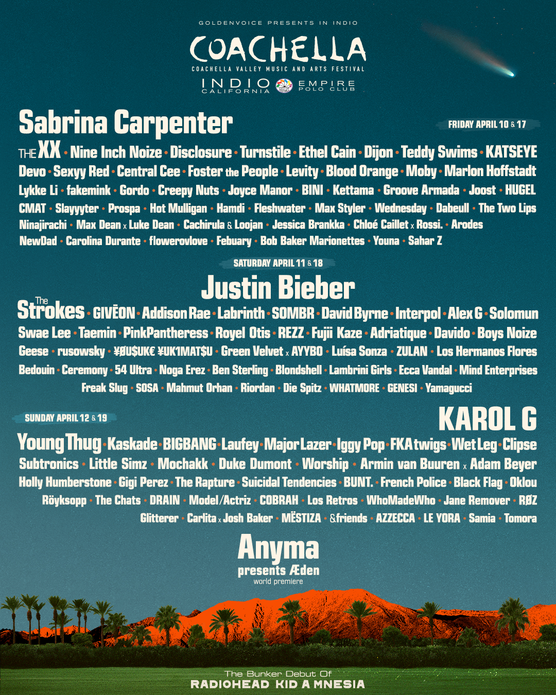 Coachella 2026: Revisa los horarios y dónde ver en vivo a BIGBANG ...
